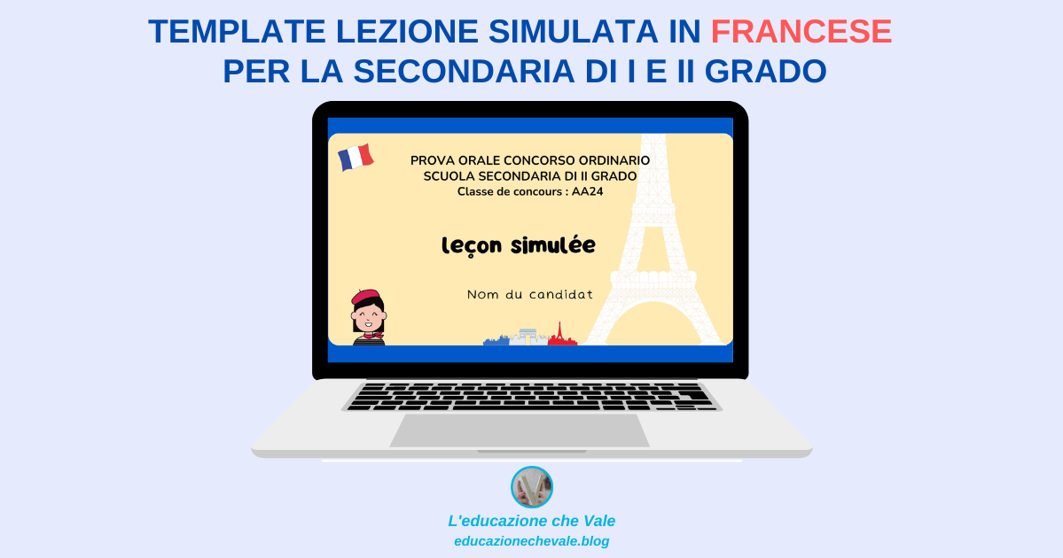 Template lezione simulata Francese II grado | L'educazione che Vale Template lezione simulata Francese II grado | L'educazione che Vale